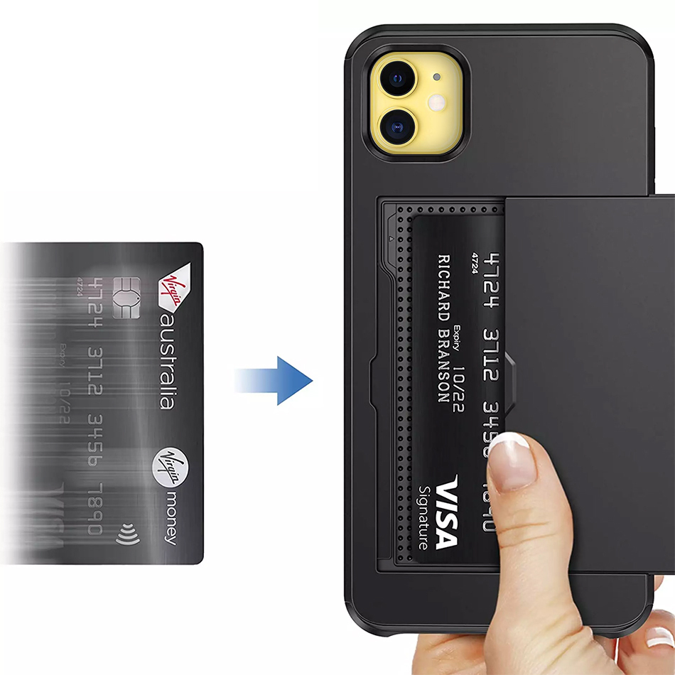 Tough Armour Slide Case Card Holder for Apple iPhone 11